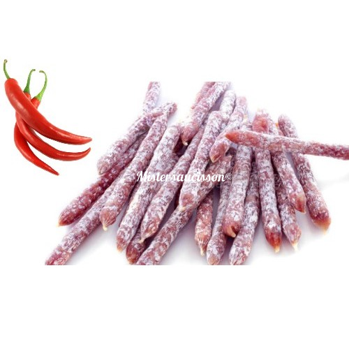 20 Minis saucissons secs Epicés – Mister saucisson